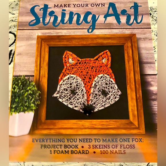 Thunder Bay Press | Wall Decor | Make Your Own String Art Kit Fox | Poshmark